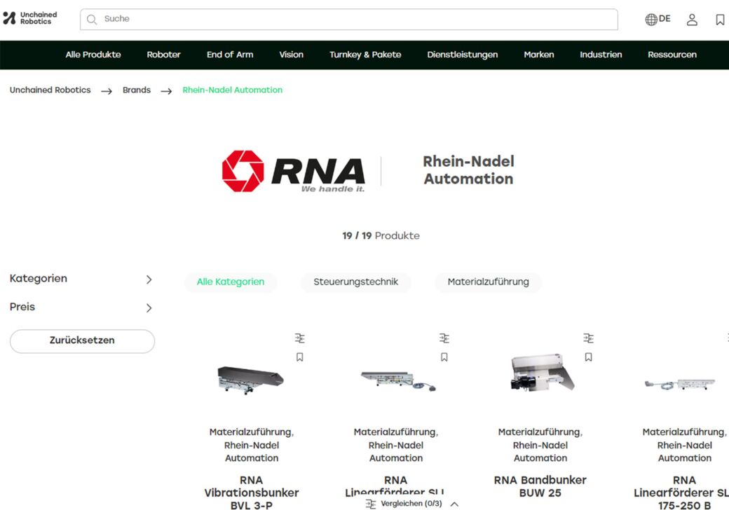 RNA - Ihr Spezialist für passgenaue, zuverlässige Zuführsysteme - DE ...